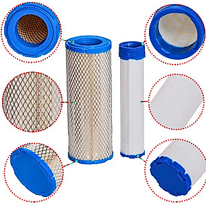 HIFROM Air Filter Compatible with Kawasaki FX651V FX691V FX730V FX751V FX801V FX850V FX1000V 4 Cycle Enine