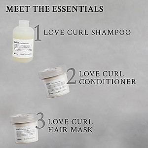Davines LOVE Curl Cream, Weightless Curl Defining Leave-On Serum For Curly And Wavy Hair, Residue-Free Softness and Shine, 5.07 Fl Oz
