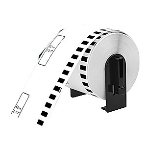 NineLeaf 1 Roll Multi-Purpose Continuous Address Labels with Cartridge Compatible for Brother DK-2205 DK2205 62mm 2-3/7" x 30.48m 100ft White Paper Tape use in QL Label Printers