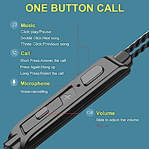 Cianyyee 6Pack Earbuds Headphones Wired with Microphone，in-Ear Earbuds,Noise Isolating,Powerful Heavy Bass, Earphones Compatible with iPhone, iPod, iPad, MP3, Laptops, and Most 3.5mm Jack