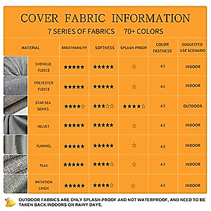 ROFIELTY Custom Indoor Bench Cushions, Non-Slip Tufted Swing seat Cushions, Piano Bench Cushions, Sofa Cushions, Indoor/Outdoor Patio Cushions