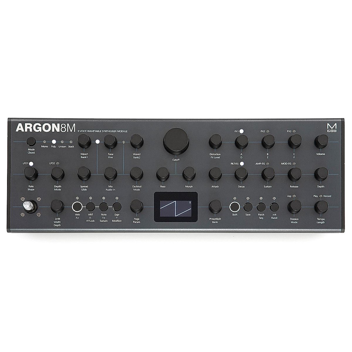Modal Electronics ARGON8M 8 Voice Polyphonic Wavetable Synthesizer Module
