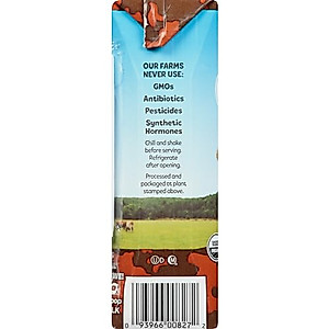 Organic Valley, Milk Boxes, Shelf Stable 1% Chocolate Milk, 8 Fl Oz (Pack of 24)