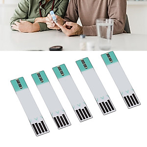 50 Count Accurate Glucose Test Strips for Diabetes Monitoring, PET Material