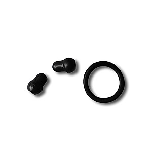 eSteth Classic Stethoscope - Sensitive Chest Piece for Monitoring Amplified Heart & Lung Sounds - Lightweight Design, Flexible Stethoscope Tubing - Extra Ear Tips & Non-Chill Ring - 32" Long, Black