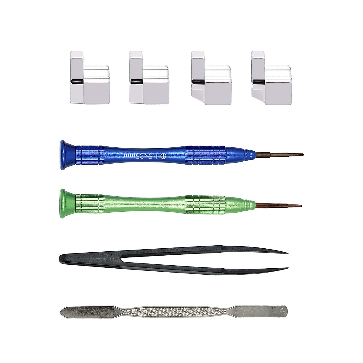 Mcbazel Replacement Metal L/R Lock Buckle Set with Open Tool for N-Switch Joy-Con