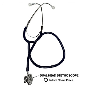 EMI #311 Pediatric 3-Piece Combination Set – Includes Pediatric Aneroid Sphygmomanometer, Infant Aneroid Sphygmomanometer, and Basic Dual Head Stethoscope - Black