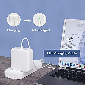Mac Book Air Charger, 45W Magnetic Mag2 T-Tip Laptop Charger Suitable for Mac Book Air 11 inch and 13 inch After Mid 2012(Applicable to 2012-2017)