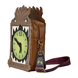 Loungefly Disney Haunted Mansion Grandfather Clock Crossbody Bag