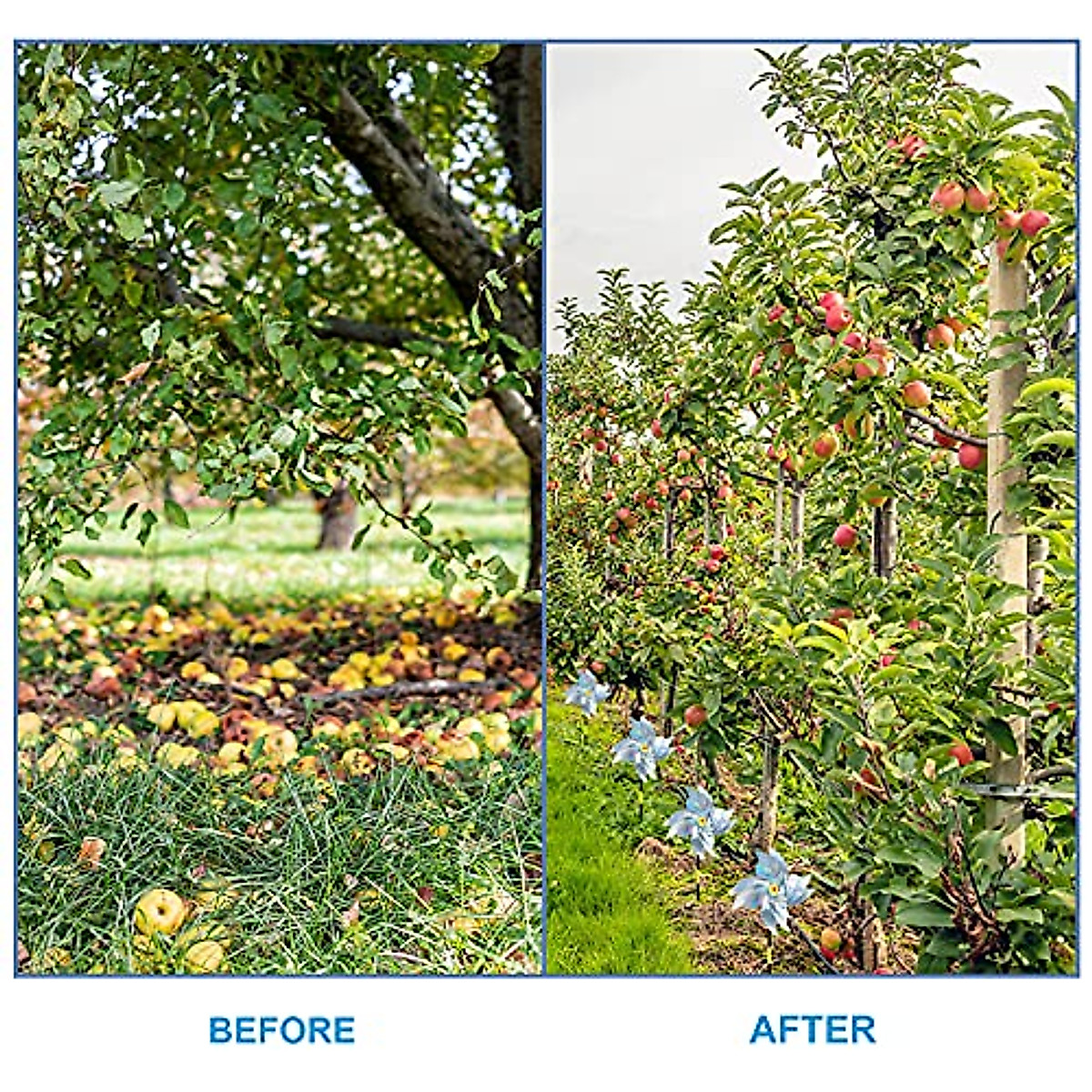 10 Pack Bird Scare Pinwheels, Woodpecker Deterrent Bird Repellent Devices Outdoor Reflective Blinder Pinwheels Effective Reflection Silver Spinner Animal Bird Deterrent to Keep Birds Away