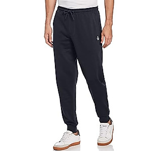 Original Penguin Men's Sticker Pete Fleece Jogger Pant, Dark Sapphire, XX Large