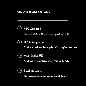 Old English Co. Hippo Hooray Birthday Card for Him or Her - Funny Birthday Card Animal Pun Design | For Brother, Son, Daughter, Sister, Friend | Blank Inside & Envelope Included