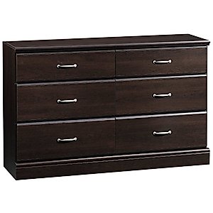 Mainstays Parklane 6-Drawer Dresser, Espresso Cinnamon Cherry