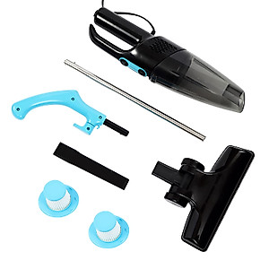 EFUSVAC Corded Vacuum Cleaner, 4 in 1 Lightweight Handheld Stick Vacuum Cleaner for Pet Hair Hard Floor and Carpet, 12KPa Powerful Suction with 400W Motor