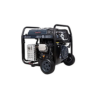 A-ITECH 6000 Watt Portable Generator Gas & Propane Dual Fuel Powered with Electric Start, 30 Amp, California CARB Compliant