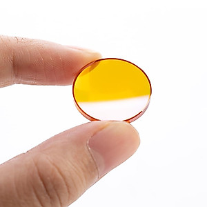 Cloudray CO2 Laser Lens 18mm Laser Mirror CO2 Laser Focal Lens CO2 Focus Lens,PVD ZnSe for CO2 Laser Engraving Cutting Machine,Laser Cutter 30W-100W,Dia 18mm FL50.8mm