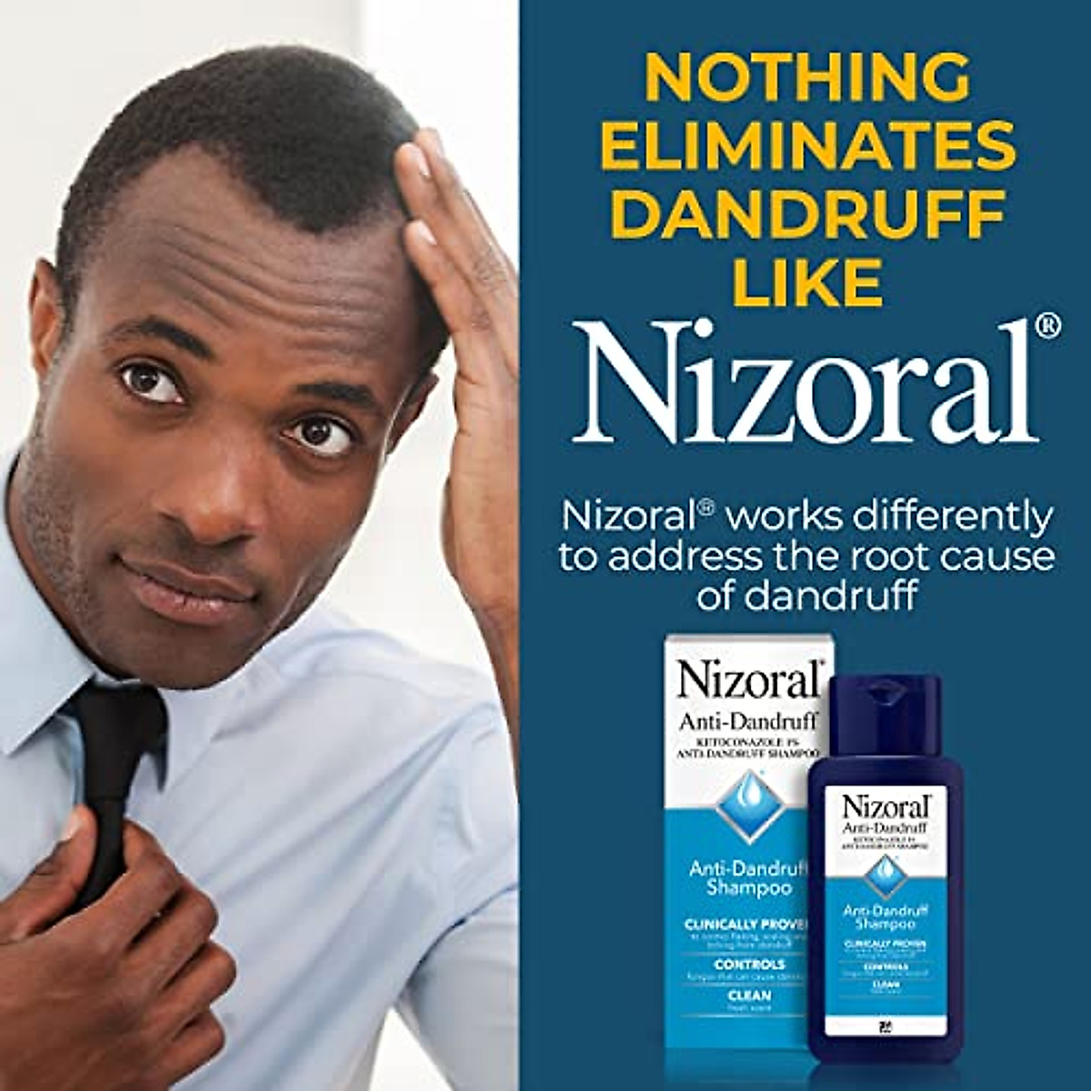Nizoral Anti-Dandruff Shampoo, 7 Fl Oz (Pack of 2)