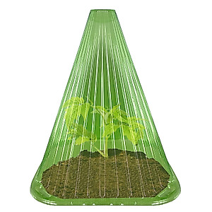 JUSUFU Garden Cloches for Plants, 20 Pack Plant Covers Reusable Plant Bell Cover Protects Plants from Birds, Frost,Snails Etc.