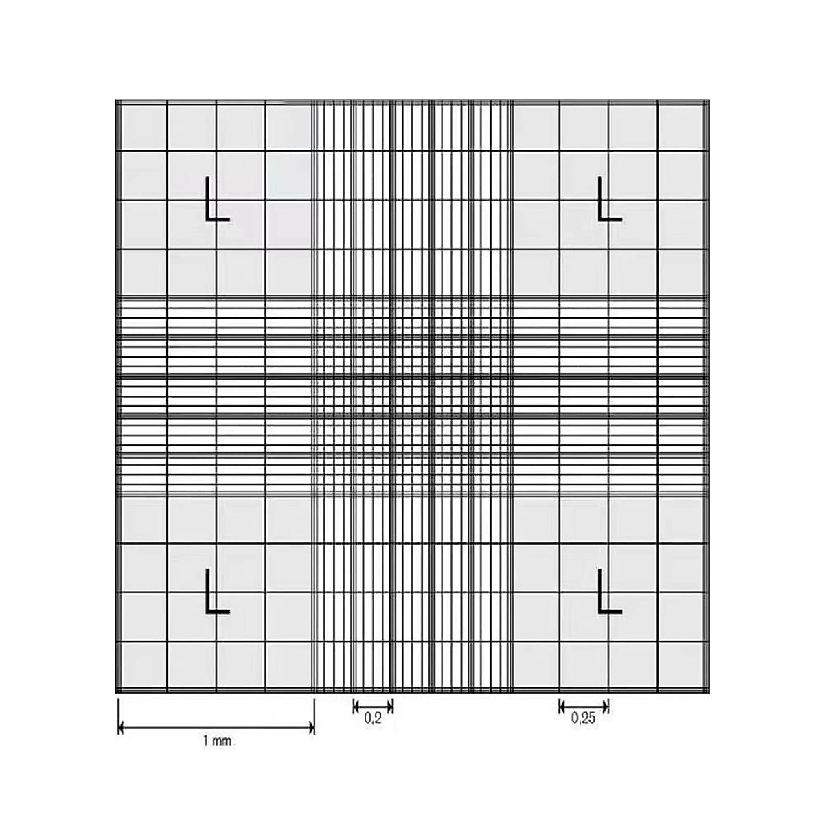 Cell Counting Chamber，Improved Neubauer Hemocytometer with Bright Line and 2 pcs Cover Glass
