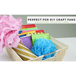 Flexicore Packaging® | Gift Wrap Tissue Paper | Size: 15"x20" | 100 Sheet | Acid Free Bulk Tissue Paper | (Green)