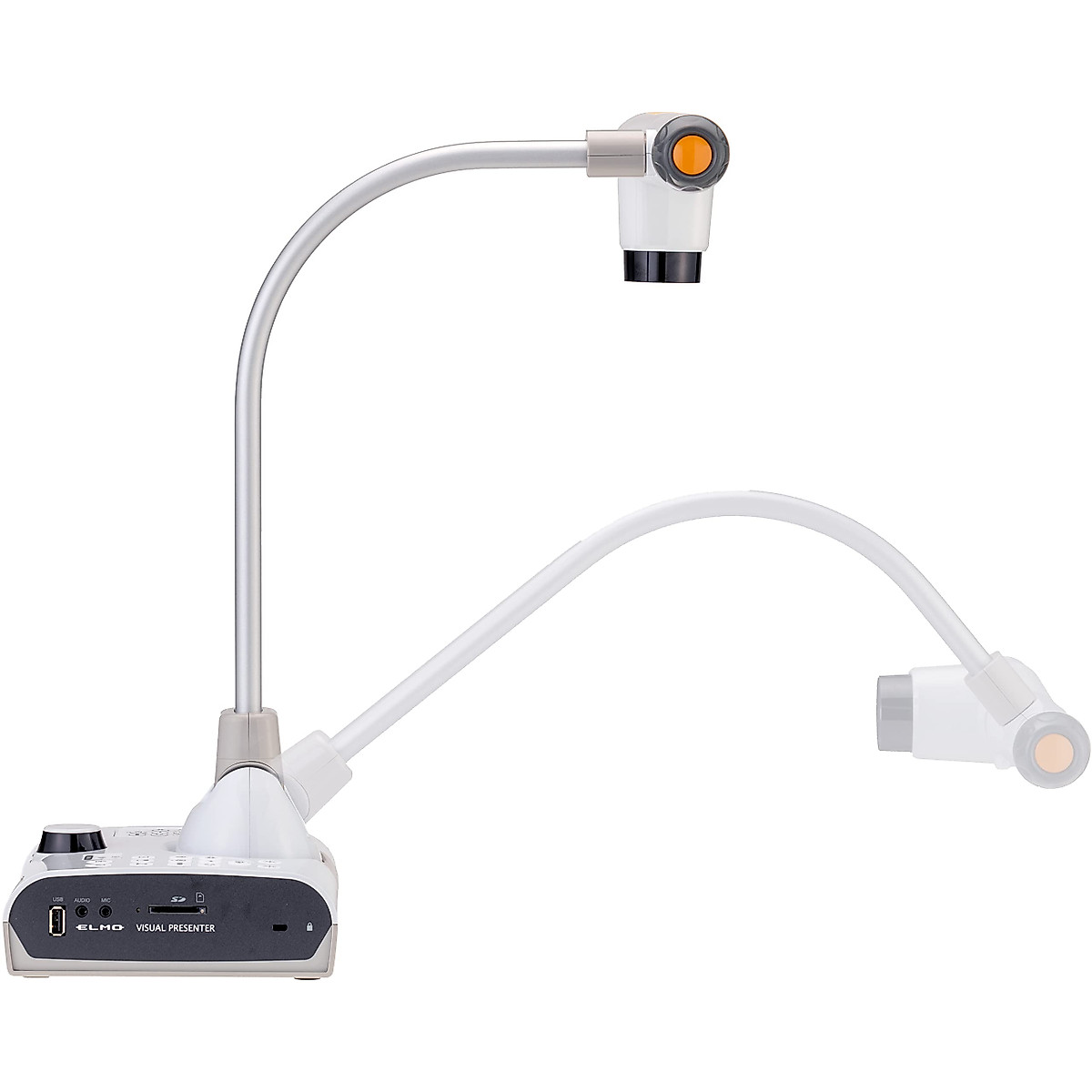 Elmo 1380 Model TT-12G Interactive Document Camera, 4K Ultra HD, 12MP 1/2.3" Image Sensor, 12x Optical Zoom, 16x Digital Zoom, Built-in SD Card Slot, Multiple Outputs, Replaced 1378 Model TT-12F