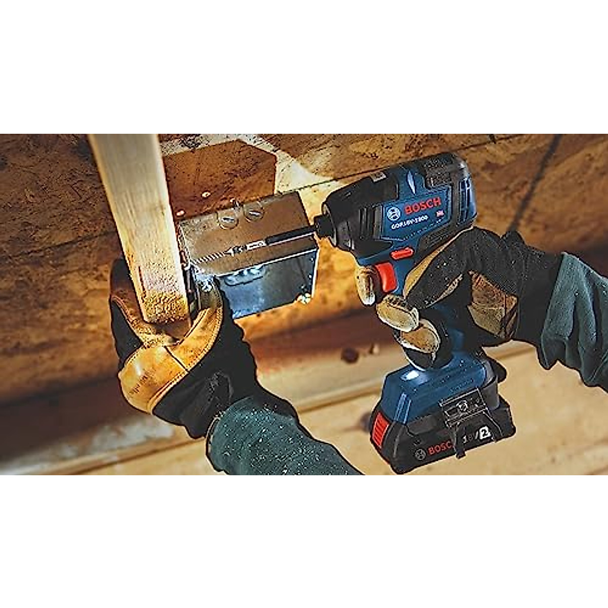 BOSCH GDR18V-1800B12 18V Brushless 1/4 In. Hex Impact Driver Kit with (1) 2 Ah Standard Power Battery