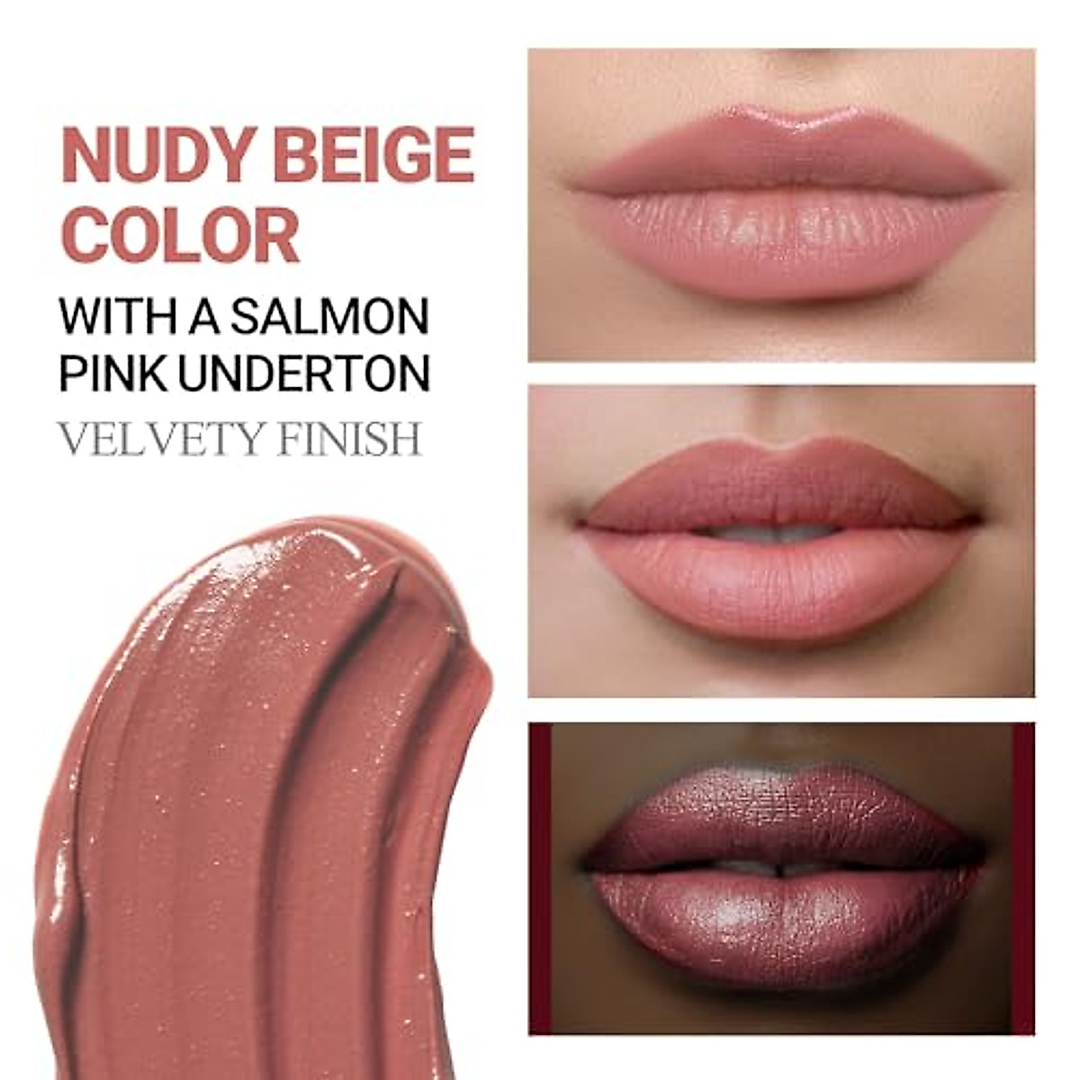 YULIP Lipstick - Korean Makeup, Organic, Clean Beauty, Paraben-Free, Natural Lipstick, Fragrance-Free, Moisturizing and Revitalizing Lipstick - Iconic