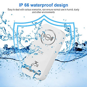 TOWODE Water Detectors Wireless 90dB Alarm Sensor, Sensitive Leak and Drip Alert for Kitchen Bathroom Basement (3 Pack)