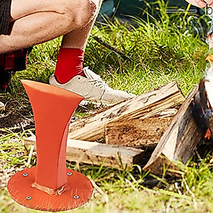 TCBWFY Firewood Kindling Splitter, High Strength Steel Kindling Splitter, Log Splitter for Wood Stove Fireplace, Wood Splitter, Kindling Cracker