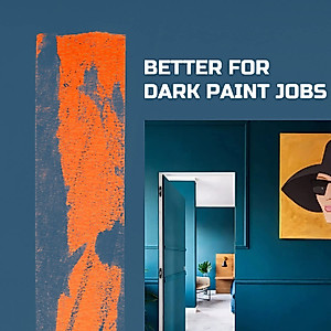 Lichamp 4 Pack Orange Painters Tape 2 inch Wide, Medium Adhesive Orange Masking Tape Bulk Multi Pack, 2 inch x 55 Yards x 4 Rolls (220 Total Yards)