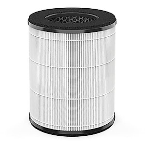 AP-T20 AP-T20FL Replacement Filter Compatible with Homedics Air Purifier Filter Replacement for Homedics Total Clean 3 in 1 Air Purifier Models AP-T20 and AP-T20WT with Higher Grade True HEPA, 1-Pack