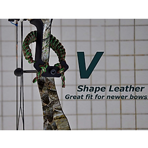 HZUTUZH 250 Paracord Bow Archery Wrist Sling - Multi Functional Survival Wrist Sling for Hunting & Shooting - No Stabilizer Needed - Successive Length Greater Then 20 Feet (Carbon Black)