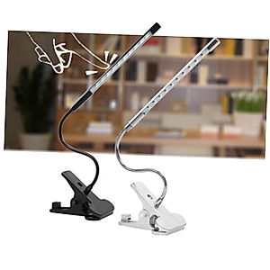 Uonlytech LED Clip Desk Lamp Led Desk Light Table Lights for Desk Led Desk Lamp Household Student Clip Clip-on Reading Light
