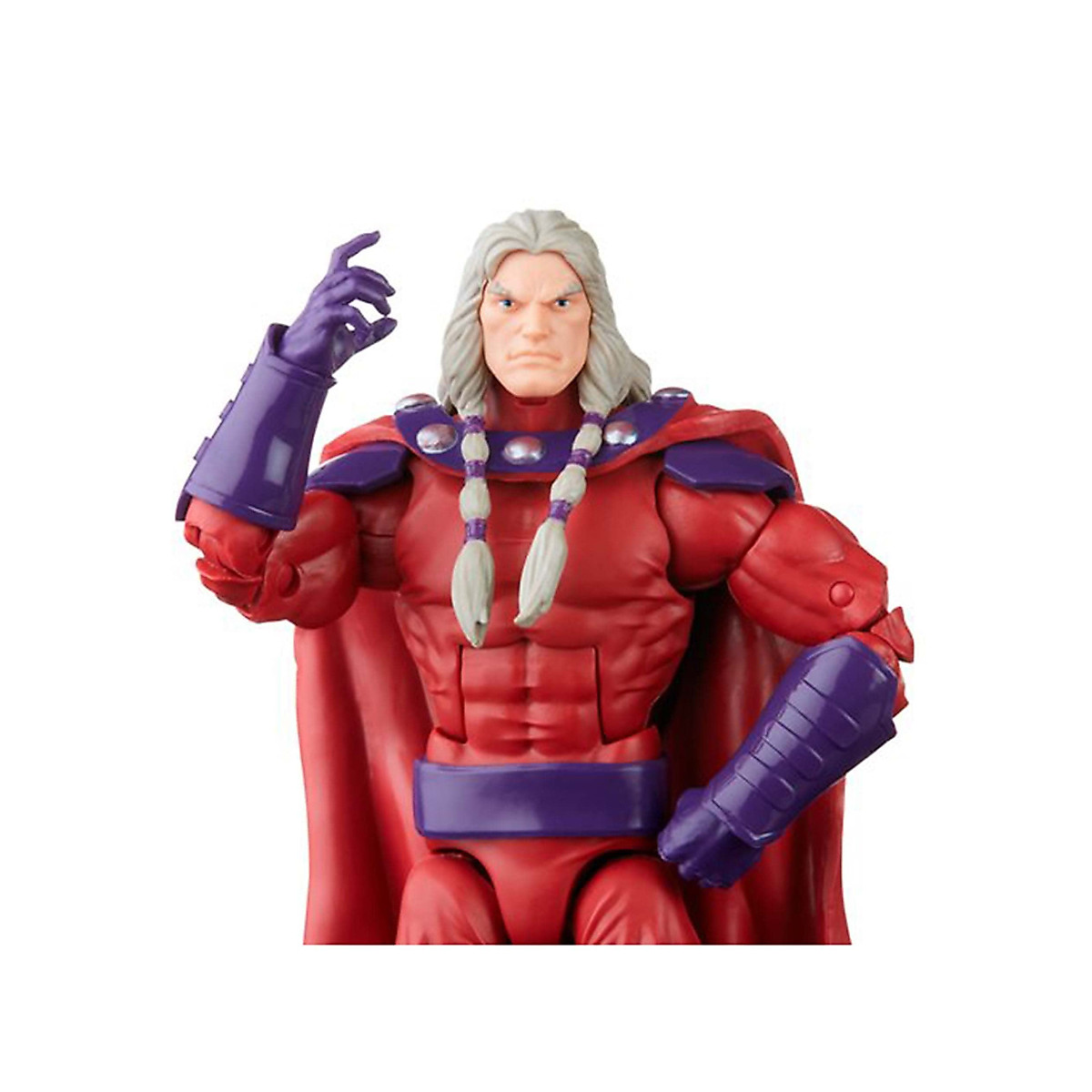 Marvel Legends Series 6-inch Scale Action Figure Toy Magneto, Premium Design, 1 Figure, and 5 Accessories , Red