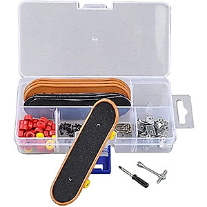 Marsrut 5pcs / Set Mini Finger Skateboard Board Deck Game Toys, Sport Toy Child Repair Tech Tool DIY Kit, Kids Children Finger Skater for Kids 3+