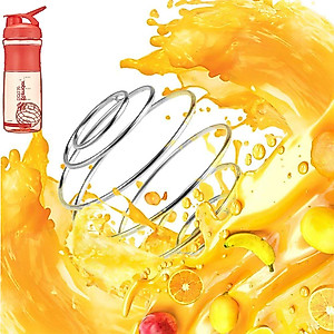 Qtopun Whisky Shaker Blender, Set of 9 Milkshake Protein Blender Stainless Steel Wire Ball Shaker Wine Blender Juice Mixer For Drinking Cup Shaker Bottle