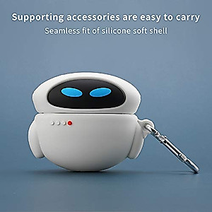 Compatible with Airpod Pro,Funny Cartoon Animation EVE Silicone Case Design, Suitable for Fashion Girl Child Teen Boy Airpod Pro Case (EAE Pro)