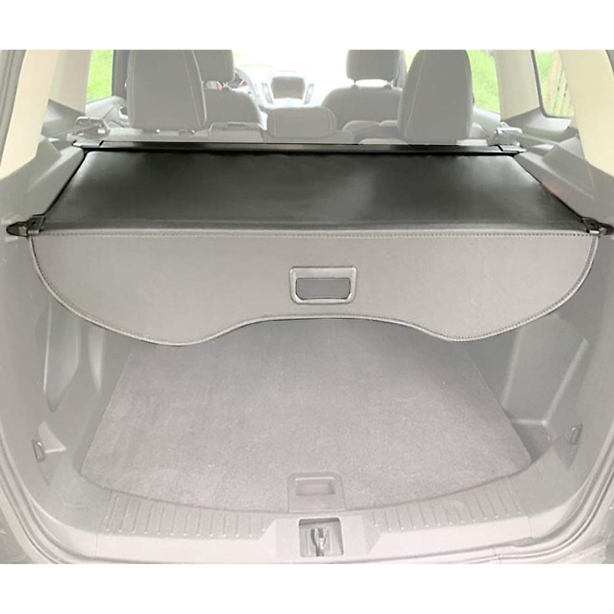 kongka Cargo Cover for 13-17 Ford Escape Cargo Cover Black Trunk Shielding Shade