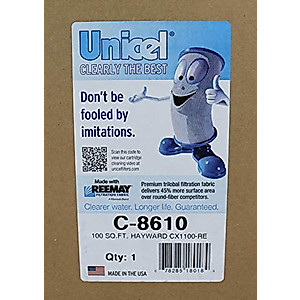 Unicel 2 C-8610 Hayward Star Clear II CX1100 Filter Cartridges PA100 FC-1290