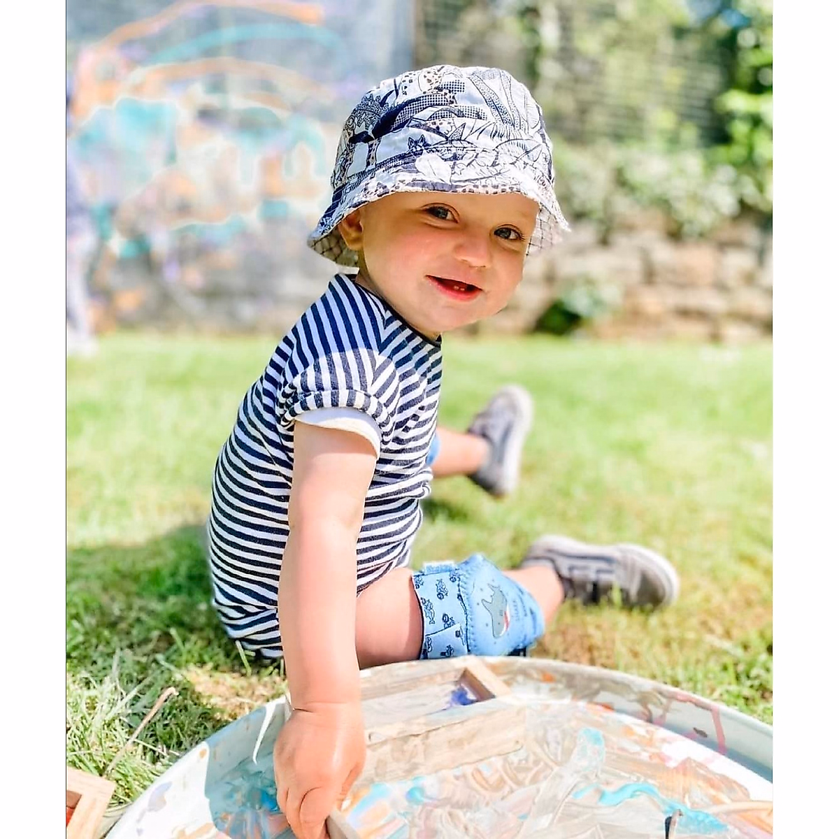 Simply Kids Baby Knee Pads for Crawling (2 Pairs) Rodilleras para Bebe, CPSIA Certified - Infant Knee Protector for Toddler, Girl, Boy, Crawler