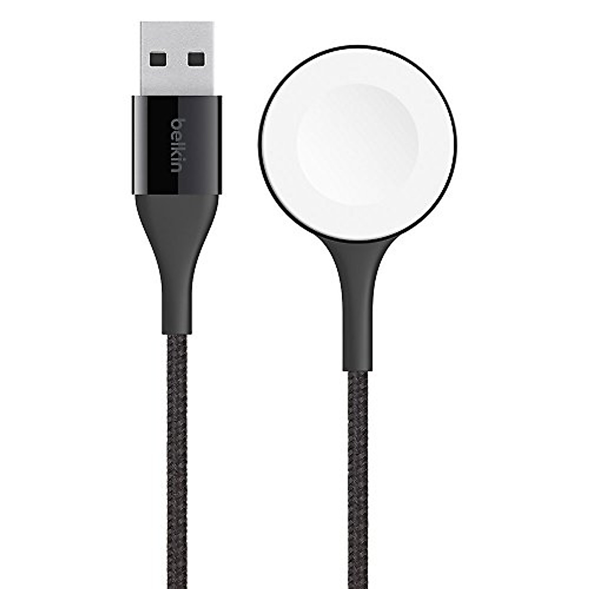 Belkin DuraTek 4 Foot Charging Cable Compatible with Apple Watch Series 1, 2, 3, and 4 - Black - F2CU053BT04-BLK