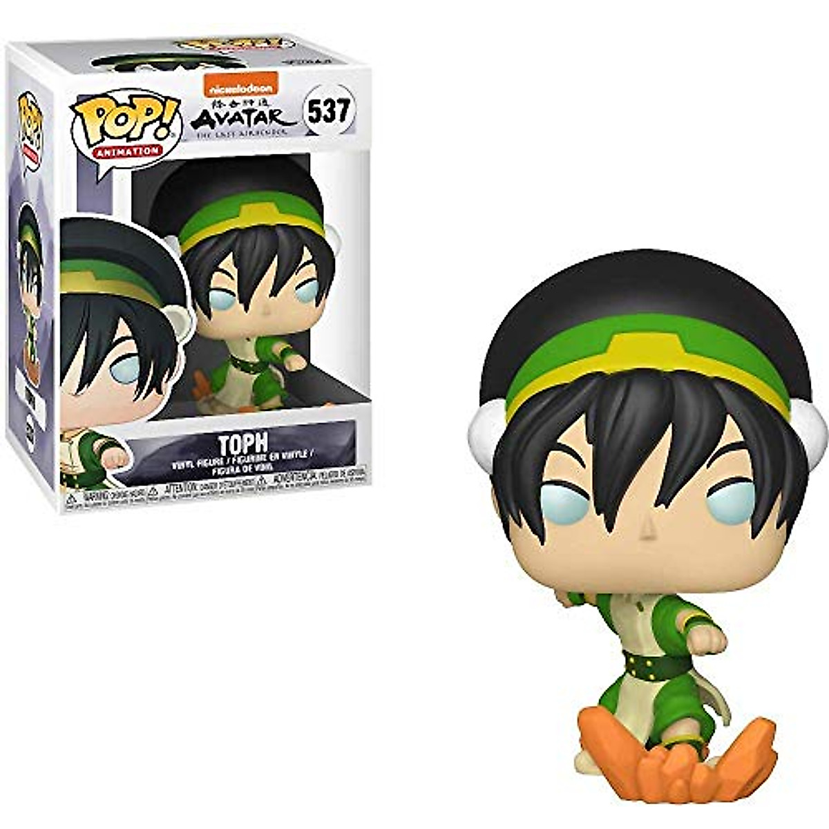 Funko Avatar: The Last Airbender - Toph Pop! Vinyl Figure (Includes Compatible Pop Box Protector Case)