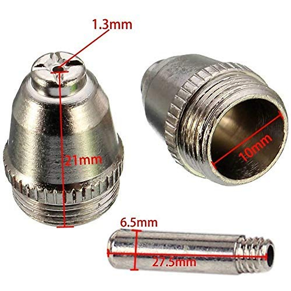 AWLOLWA 70Pcs Plasma Cutter Torch Consumables Nozzles Tips Kit For SG-55 AG-60 40/50/78 Amp…