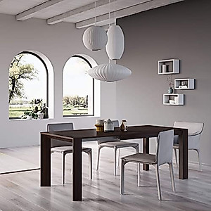 Mobili Fiver, Extendable Table, Giuditta, Grey Concrete, Made in Italy