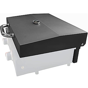 BSARTE Upgraded Hinged Lid with Temperature Gauge Designed to Fit Blackstone Griddle 22 inch Table Top Griddle / 5011 Griddle Lid & Griddle Cover