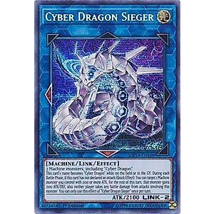 Yu-Gi-Oh! - Cyber Dragon Sieger - MP19-EN108 - Prismatic Secret Rare - 1st Edition - 2019 Gold Sarcophagus Tin Mega Pack