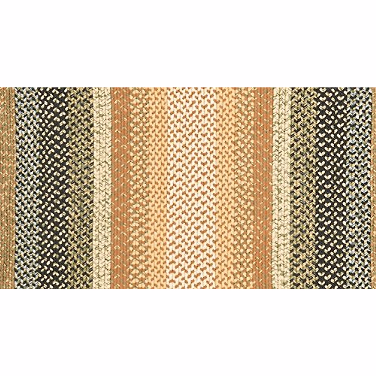 SAFAVIEH Braided Collection Area Rug - 4' x 6' Oval, Multi, Handmade Country Cottage Reversible, Ideal for High Traffic Areas in Living Room, Bedroom (BRD308A)