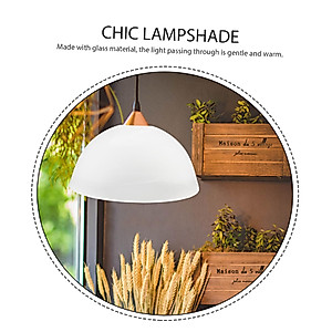 OSALADI Pendant Light Shade Glass Case Frosted Glass Lamp Shade Chandelier Shade Ceiling Fan Light Covers Pendant Lampshades for Bedroom, Living Room Pendant Light Shade Glass Case