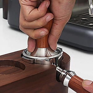 Boicafe Coffee Tamper 51mm, Espresso Hand Tamper 51mm,304 Stainless Steel Espresso Coffee Tamper 51mm with Mat