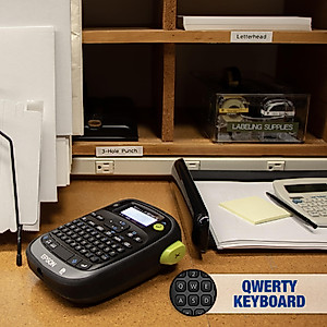 LABELWORKS Epson LW-PX300 Industrial Label Maker for Home and Office – Sticker Labels, Magnetic Tape Compatible, Only Uses 203 and 205 Shrink Tube Tapes, Portable Handheld Label Printer